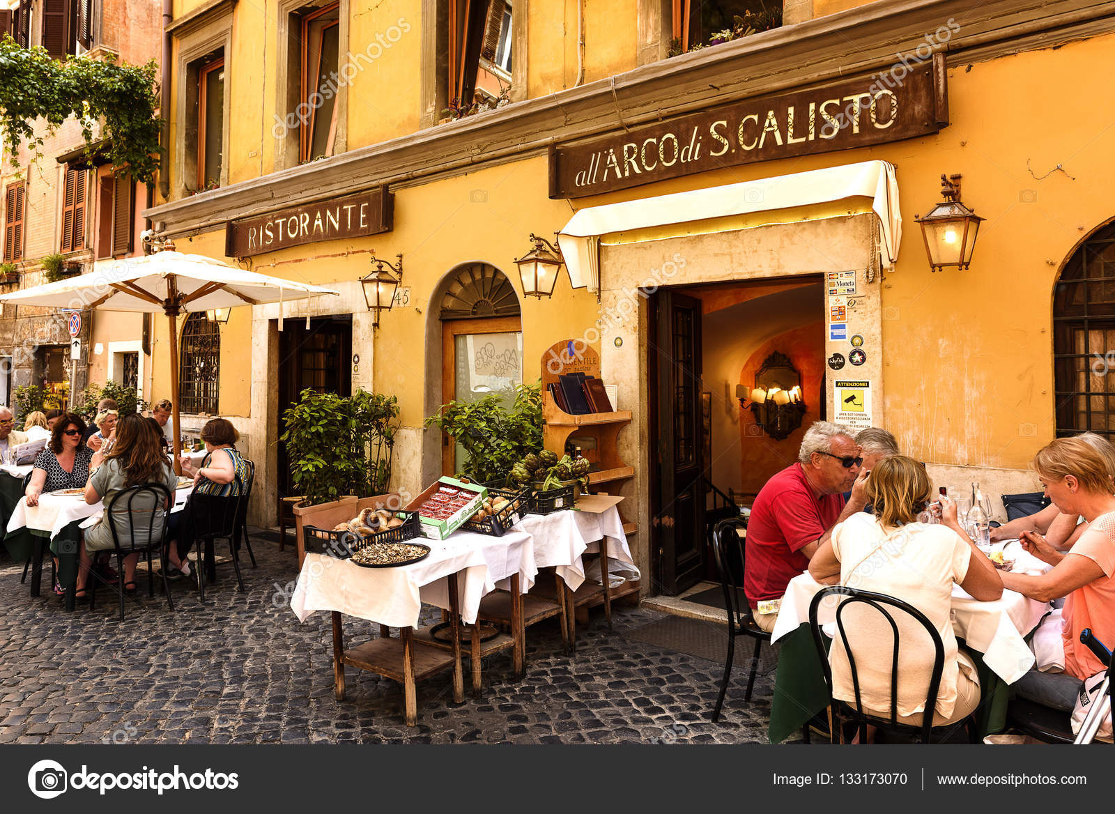 Italian Cafe Outside