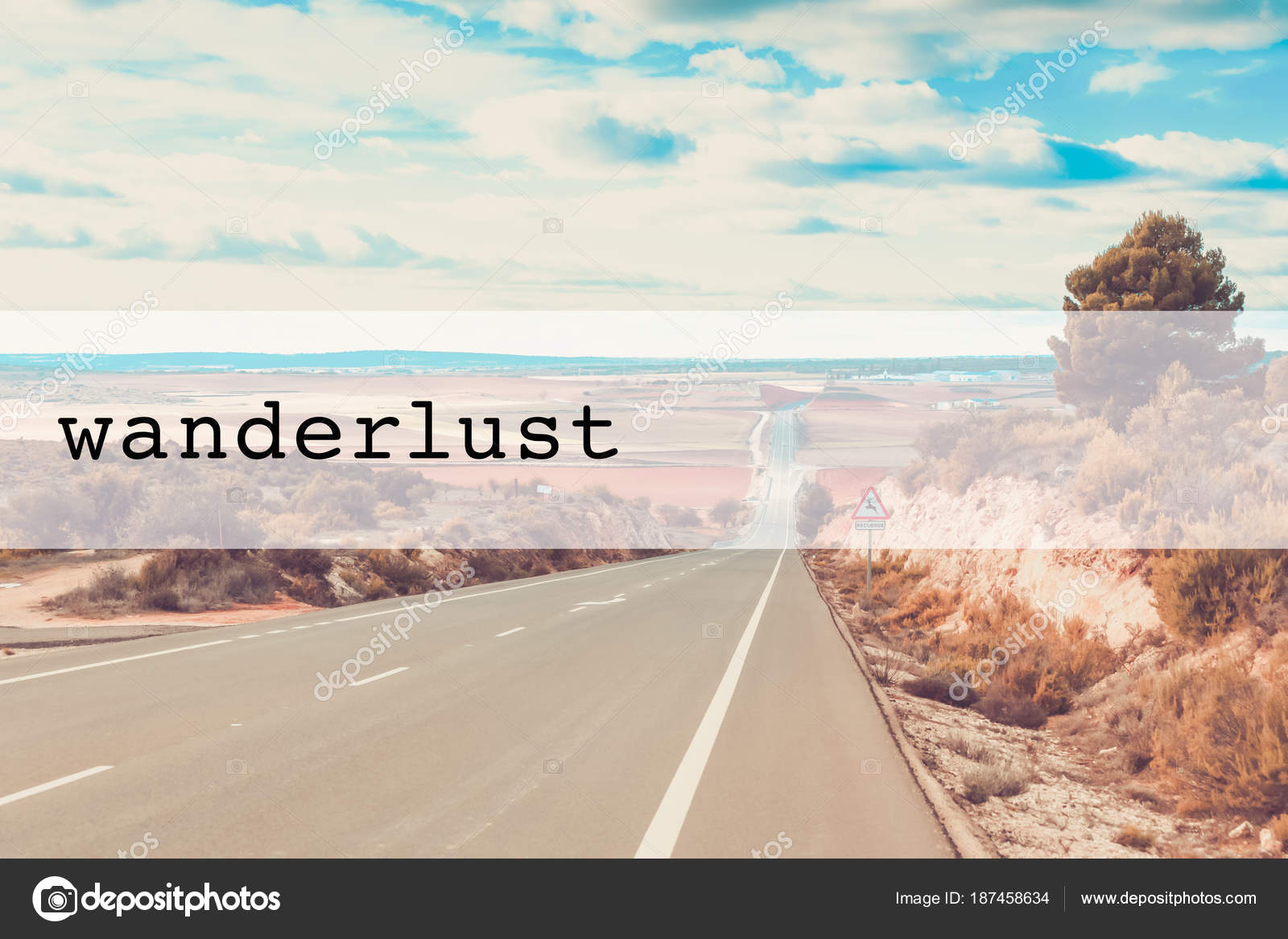Inspirational typographic quote wanderlust — Stock Photo © dvoevnore ... Inspirational typographic quote wanderlust — Stock Photo © dvoevnore ...