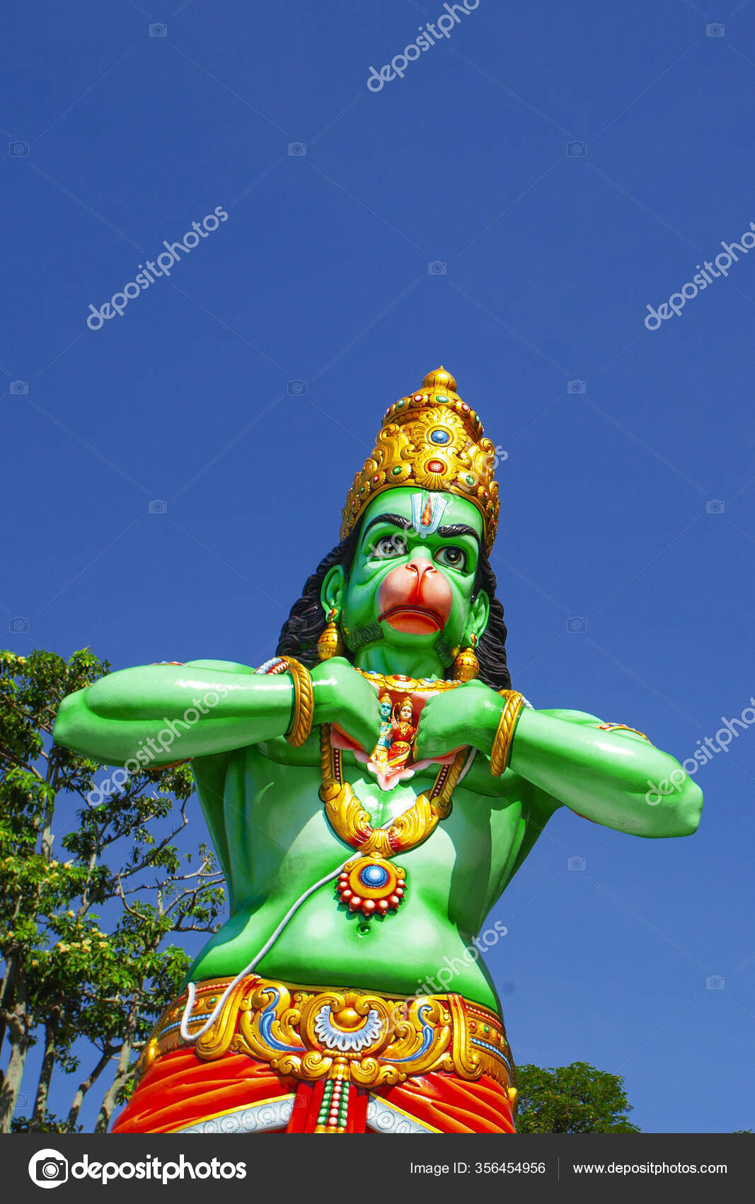 Giant Rama Statue Batu Caves Kuala Lumpur Malaysia — Stock Photo ...