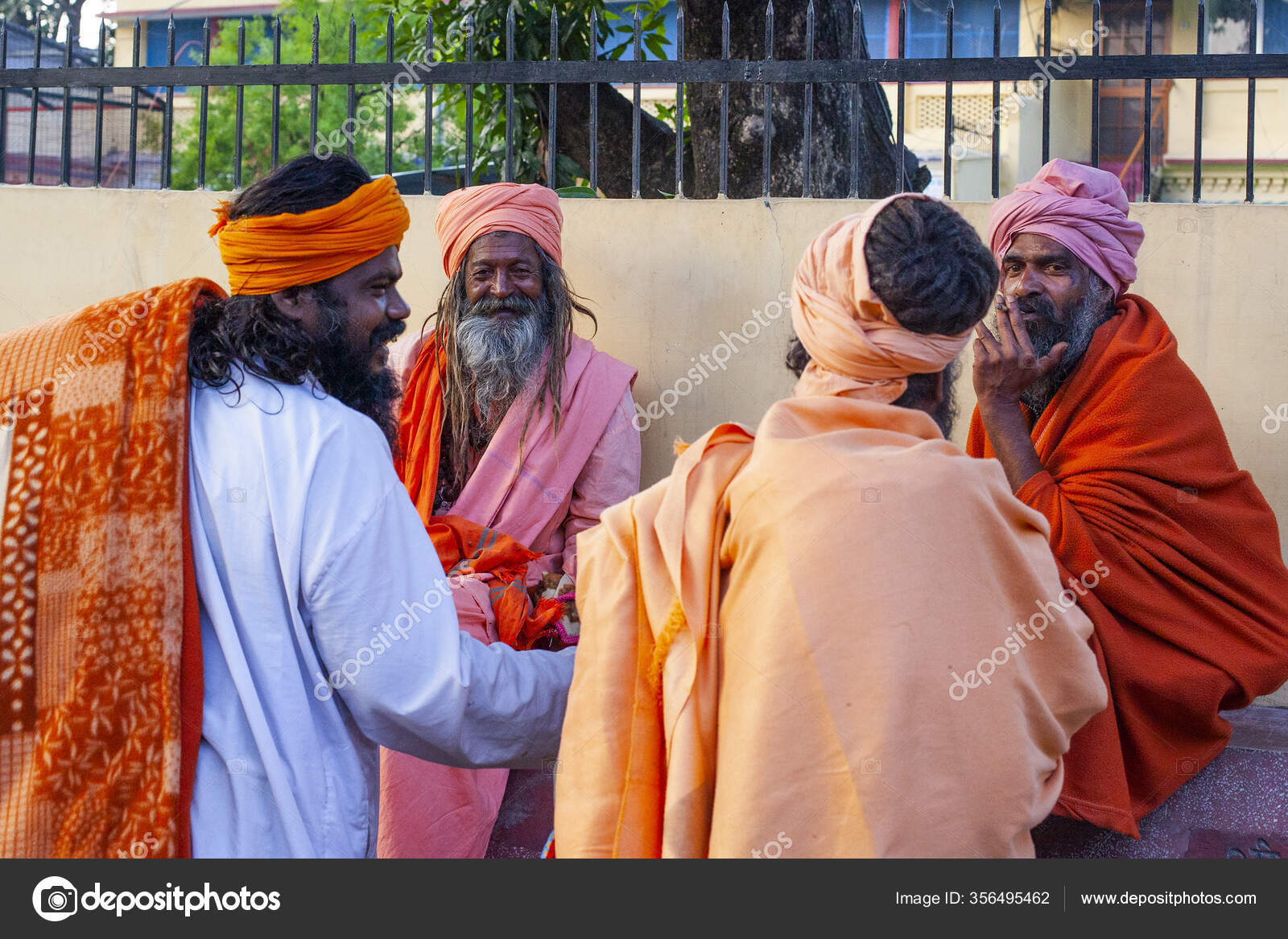 Rishikesh Uttarakhand India December 2019 Indian Hindu Devotee Monks ...
