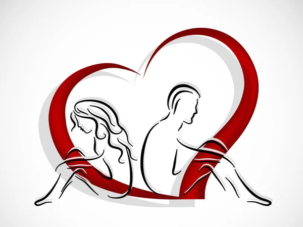 Unhappy couple, Royalty-free Unhappy couple Vector Images & Drawings ...
