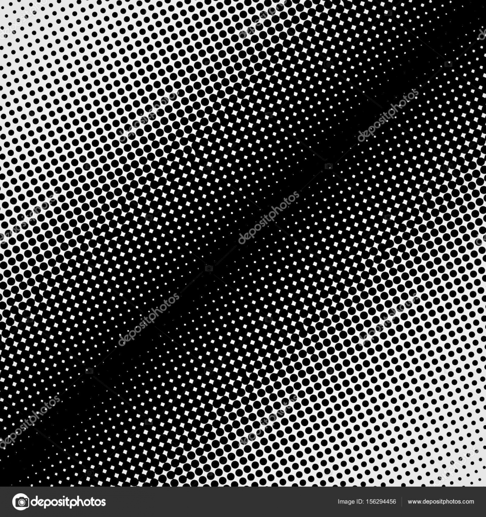 Halftone abstract vector black dots design element isolated on a white ...