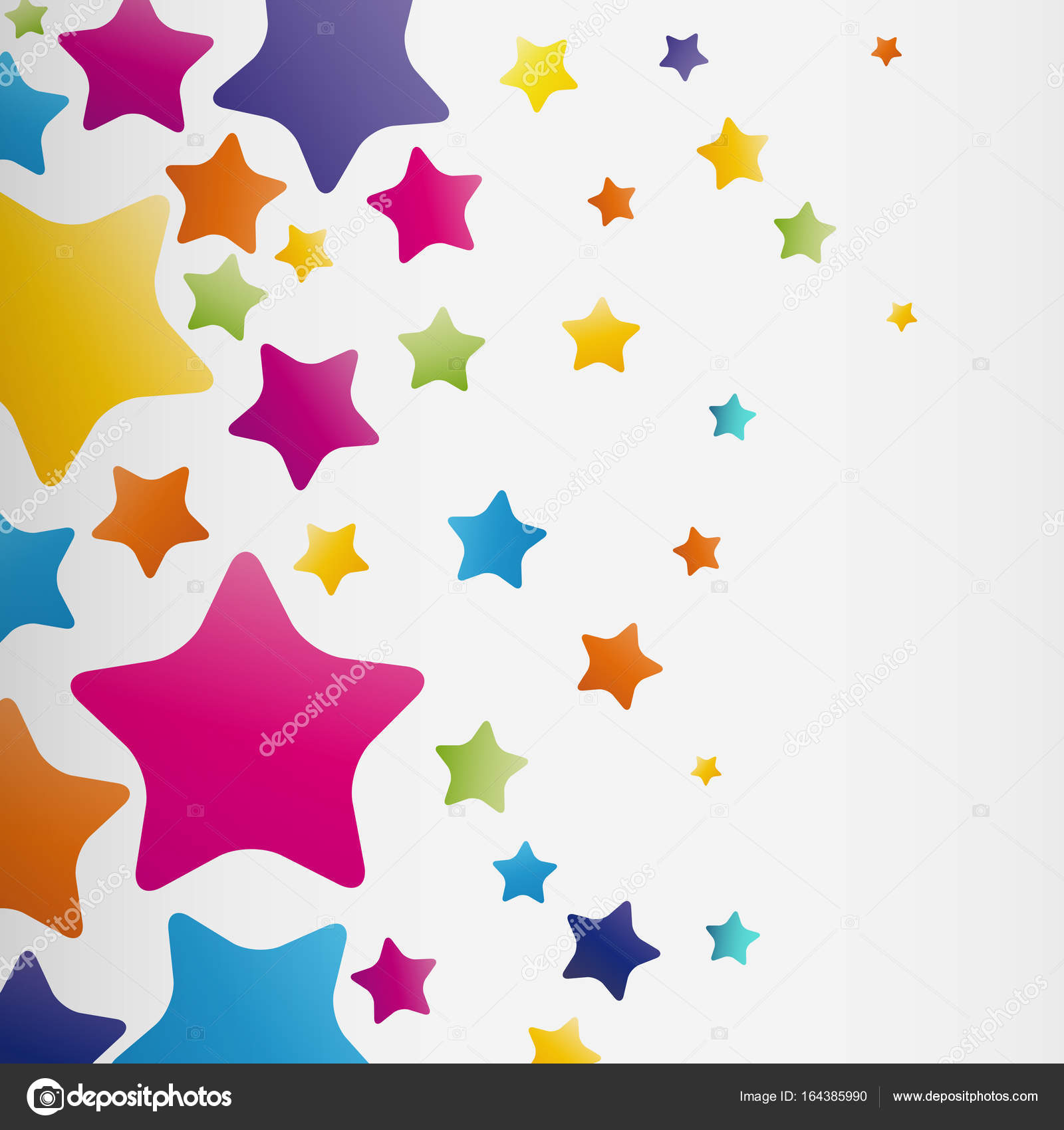 Stars background, abstract vector design pattern, colorful elements on ...