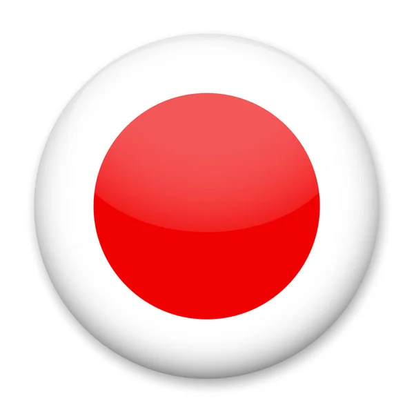 Japan Flag Glossy Button Stock Vector Image by ©gubh83 #11333082