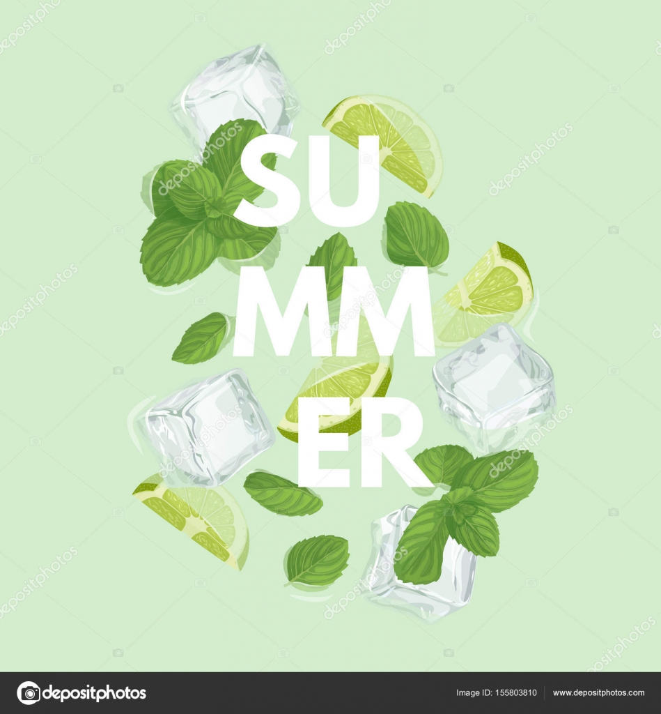 Summer letter with mojito Stock Vector Image by ©nordfox #155803810