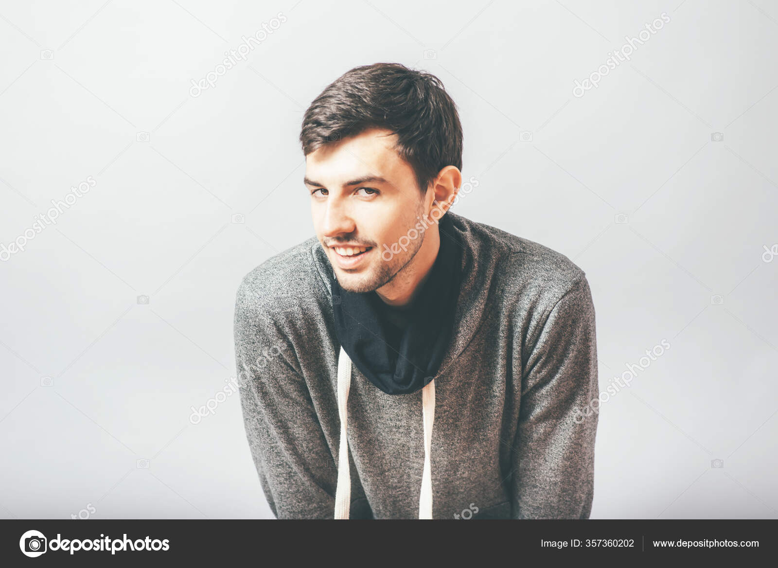 Guy Portrait Photo Studio Background Stock Photo by ©file404 357360202