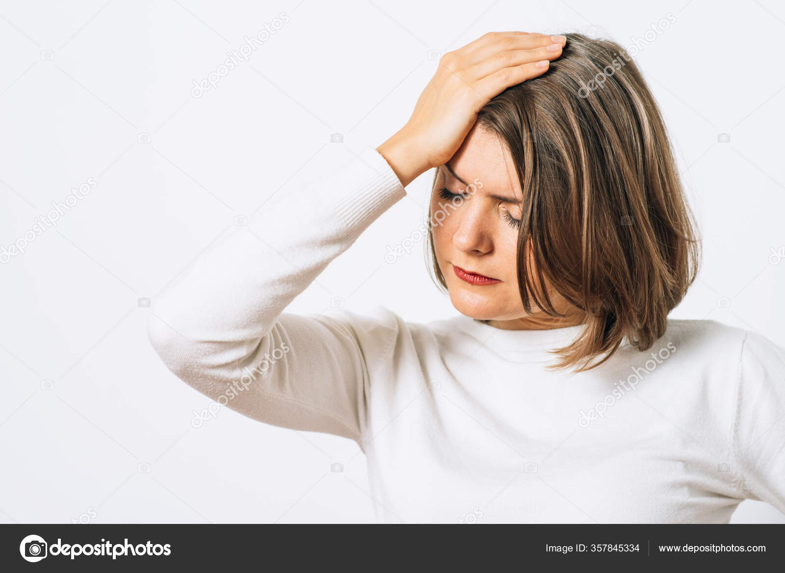 Woman Who Made Mistake — Stock Photo © file404 #357845334