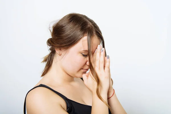 Female Studio Background — Stock Photo © file404 #357868736