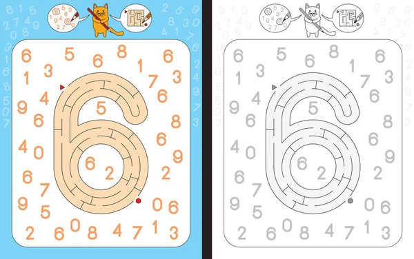 Maze number 0 Stock Vector Image by ©nahhan #155806760