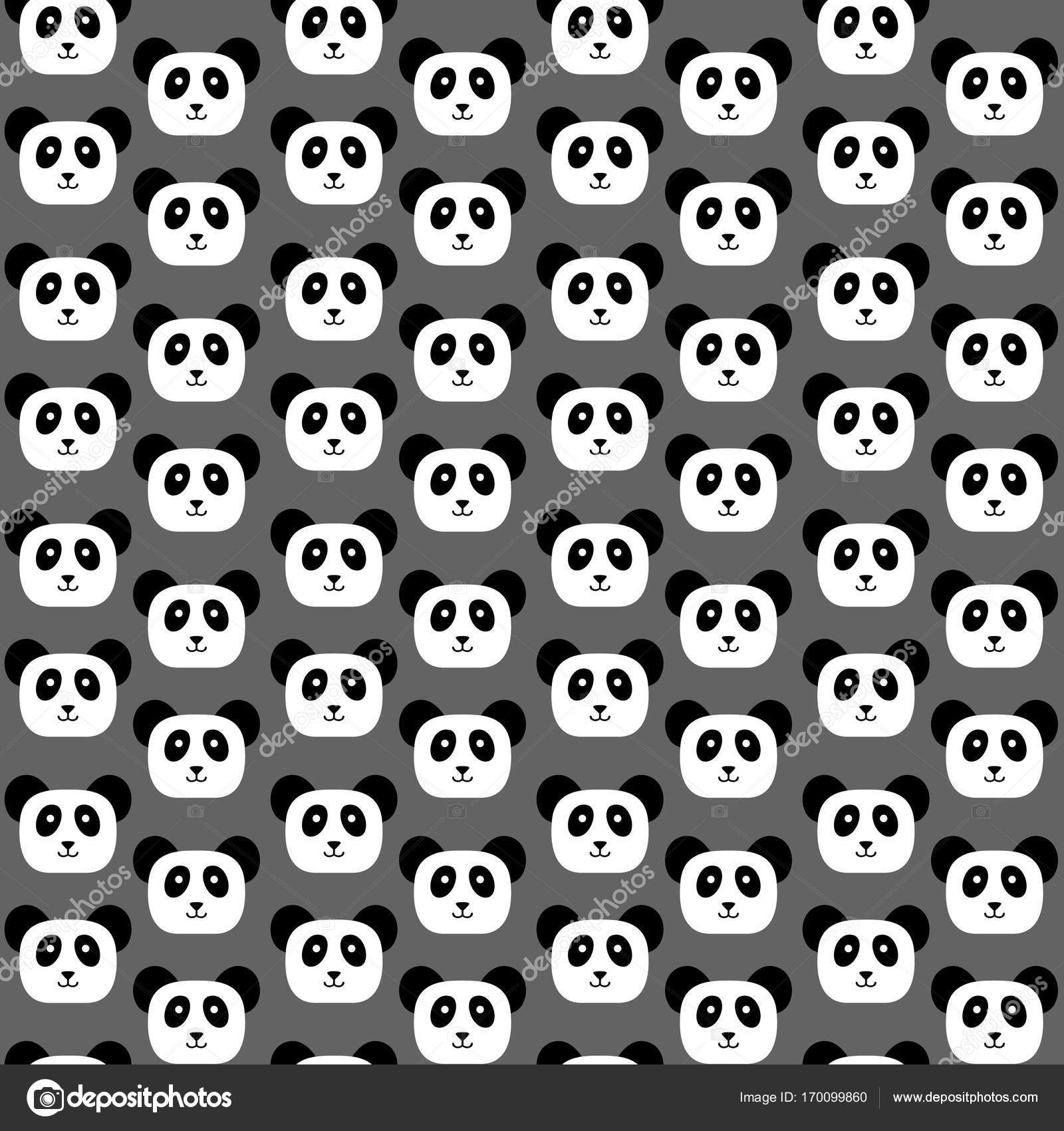 Seamless panda pattern Stock Vector Image by ©nahhan #170099860