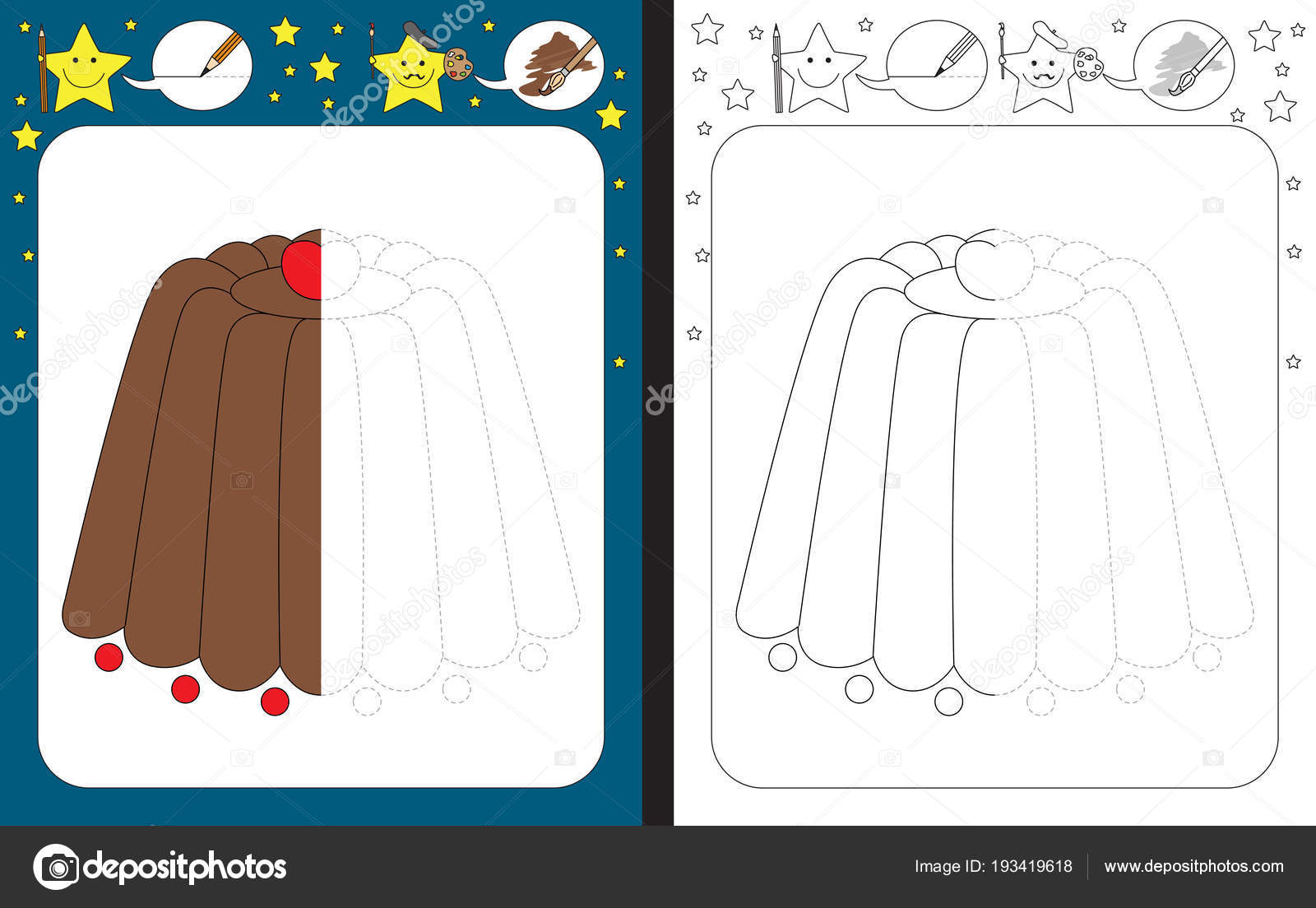 Preschool worksheet Stock Vector Image by ©nahhan #193419618