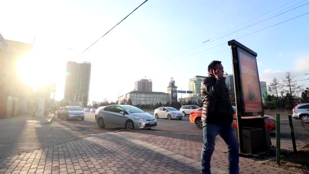 Street Scene Ulaanbaatar Capital Mongolia Circa March 2019 — Stock Video © palko72 #320046164