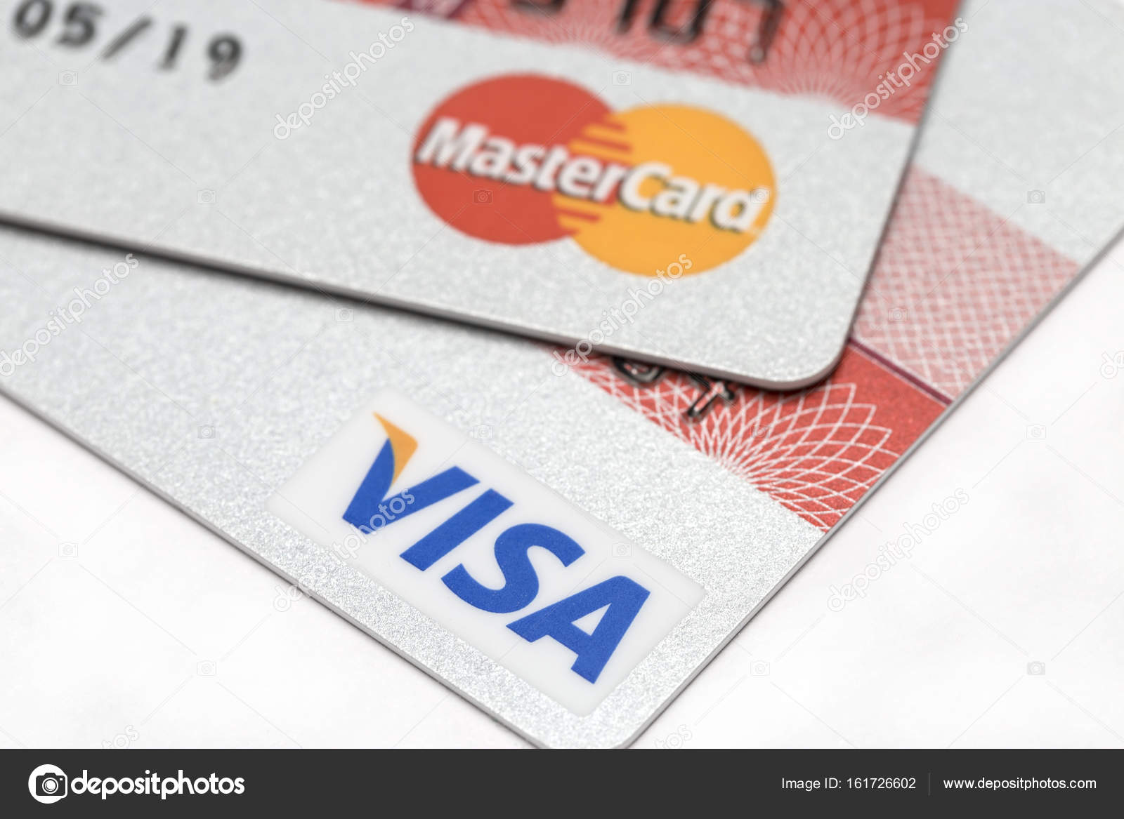 Visa and Mastercard Credit cards — Stock Editorial Photo © ibphoto ...