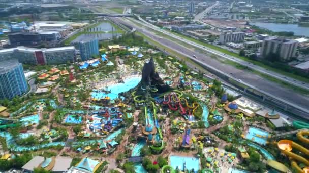 Volcano Bay Beach Resort Orlando 4k aerial tour — Stock Video © felixtm ...