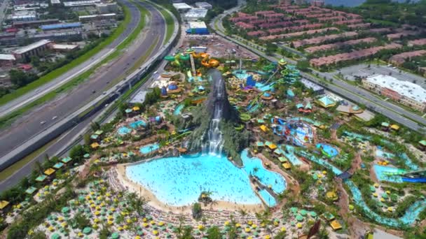 Volcano Bay Beach Resort Orlando 4k aerial tour — Stock Video © felixtm ...