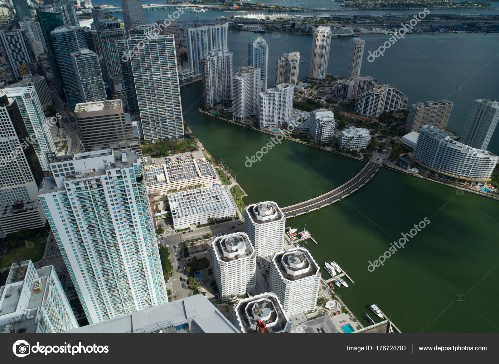 Aerial Miami Brickell Stock Photo by ©felixtm 176724782