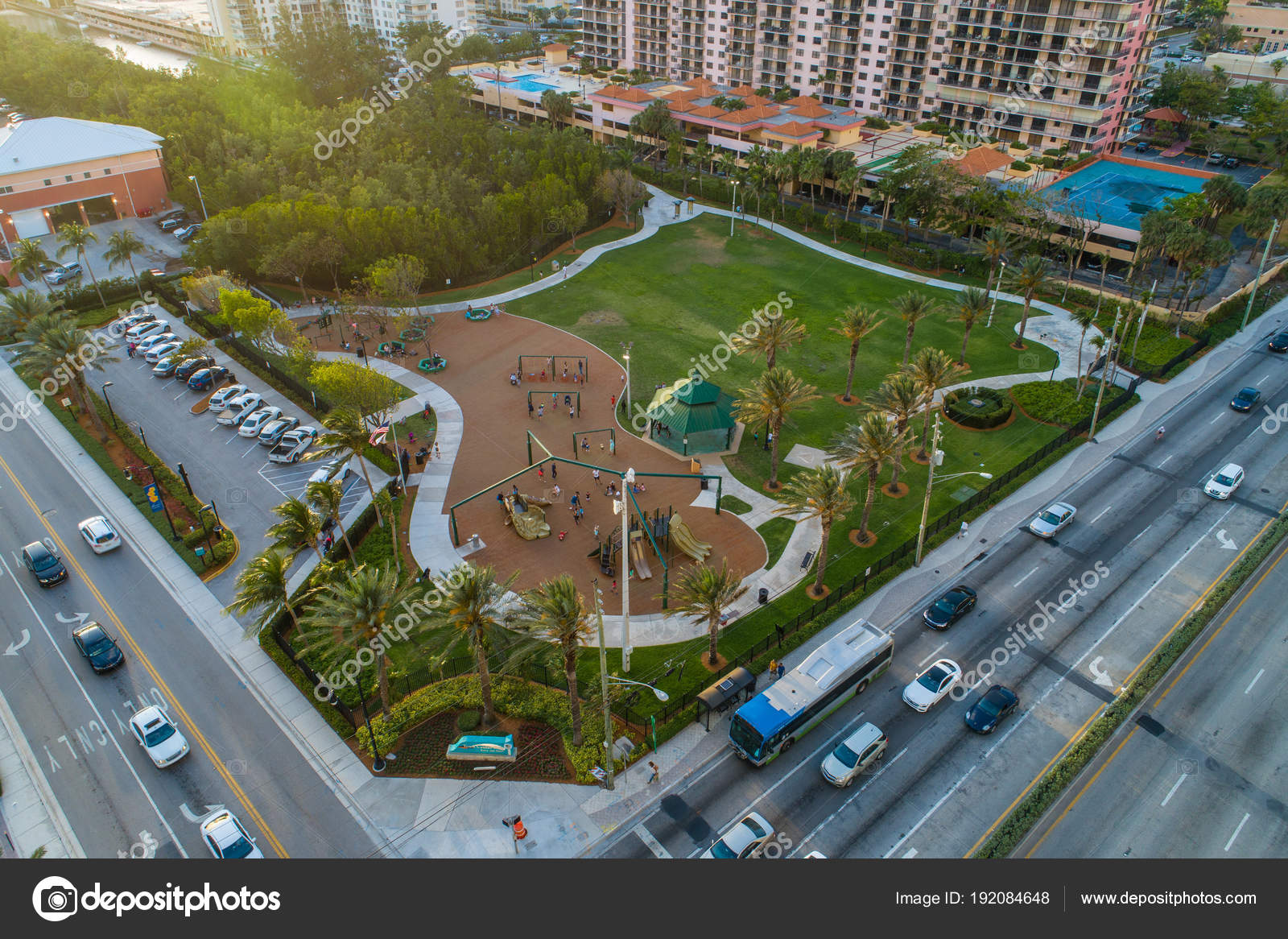 Town Center Park Sunny Isles Beach Florida Stock Photo by ©felixtm ...