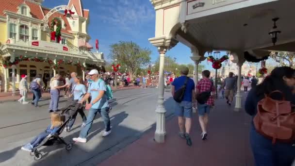 Walking Walt Disney World Magic Kingdom Orlando Florida Usa — Stock ...