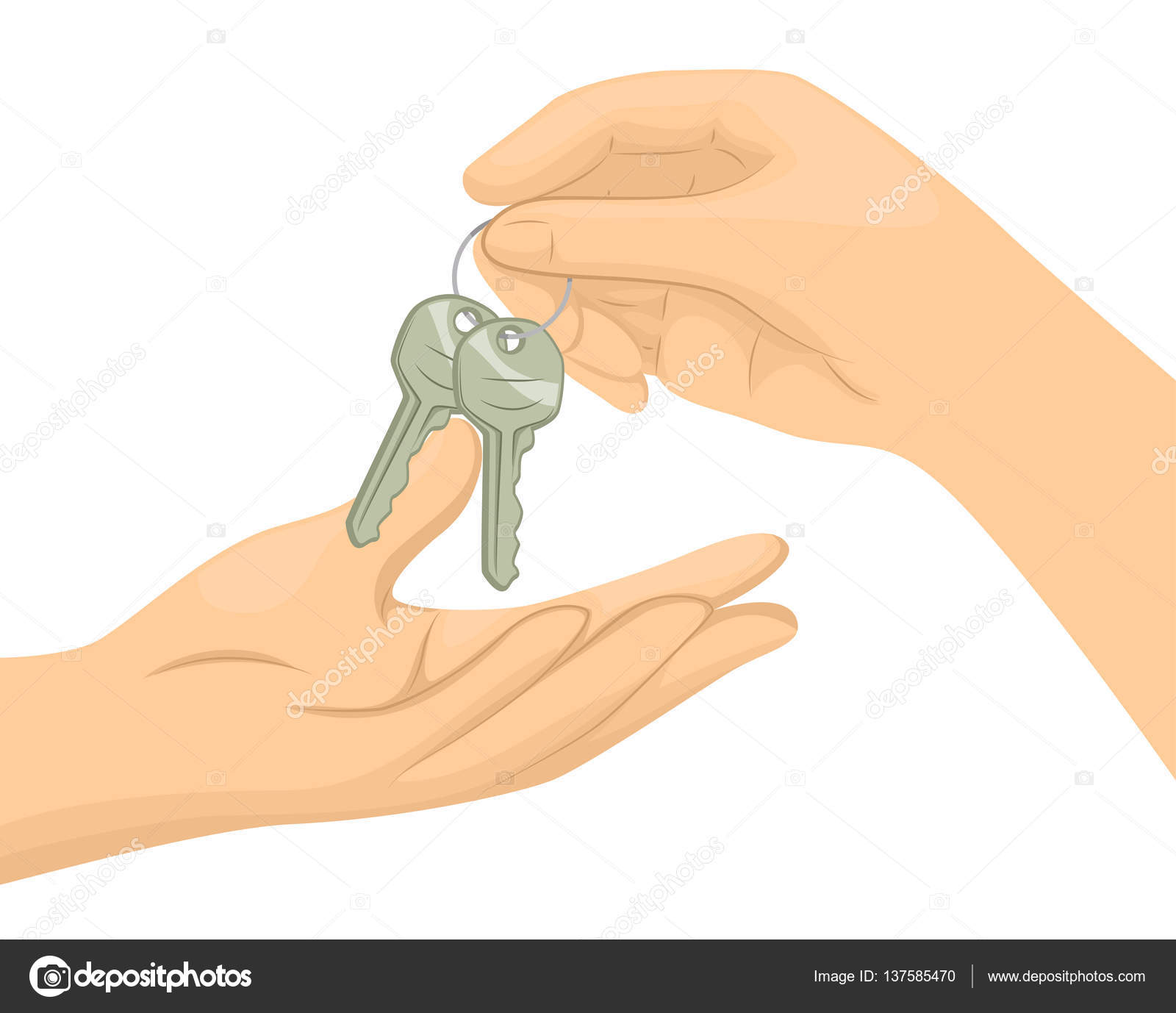 Hands Give Keys Stock Photo by ©lenmdp 137585470