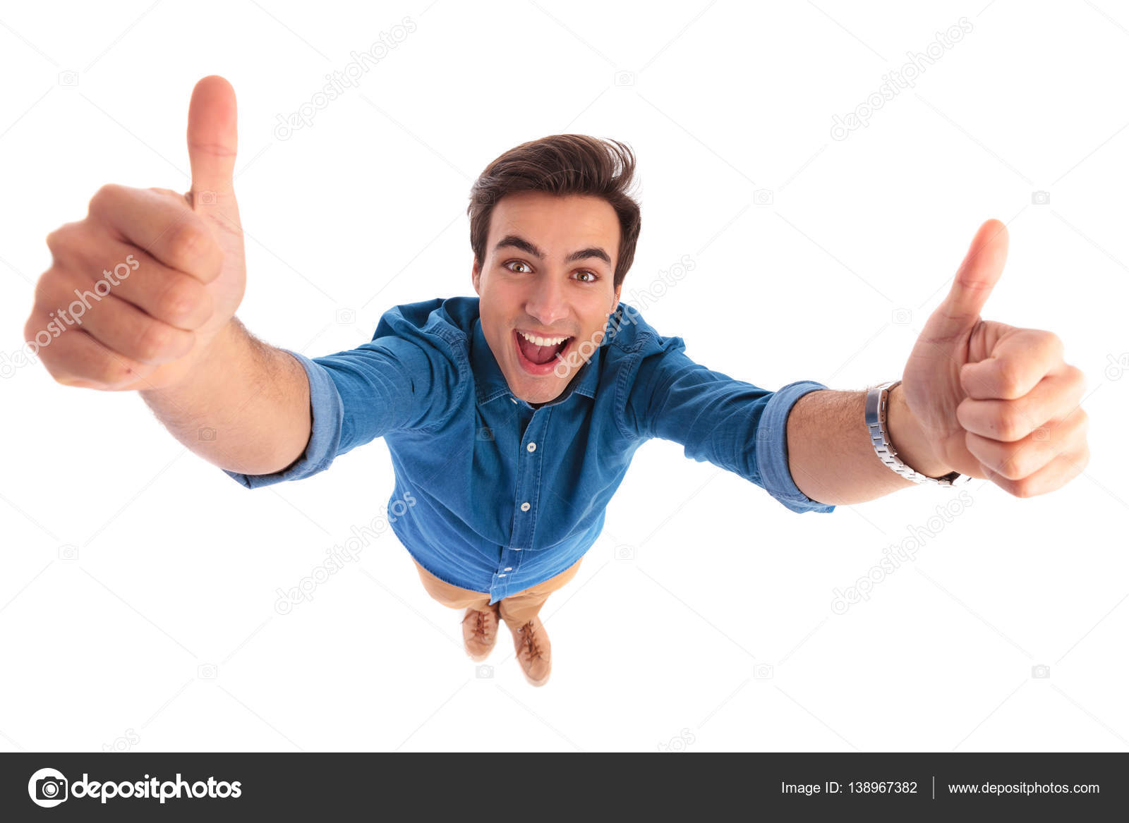 Super Excited Person