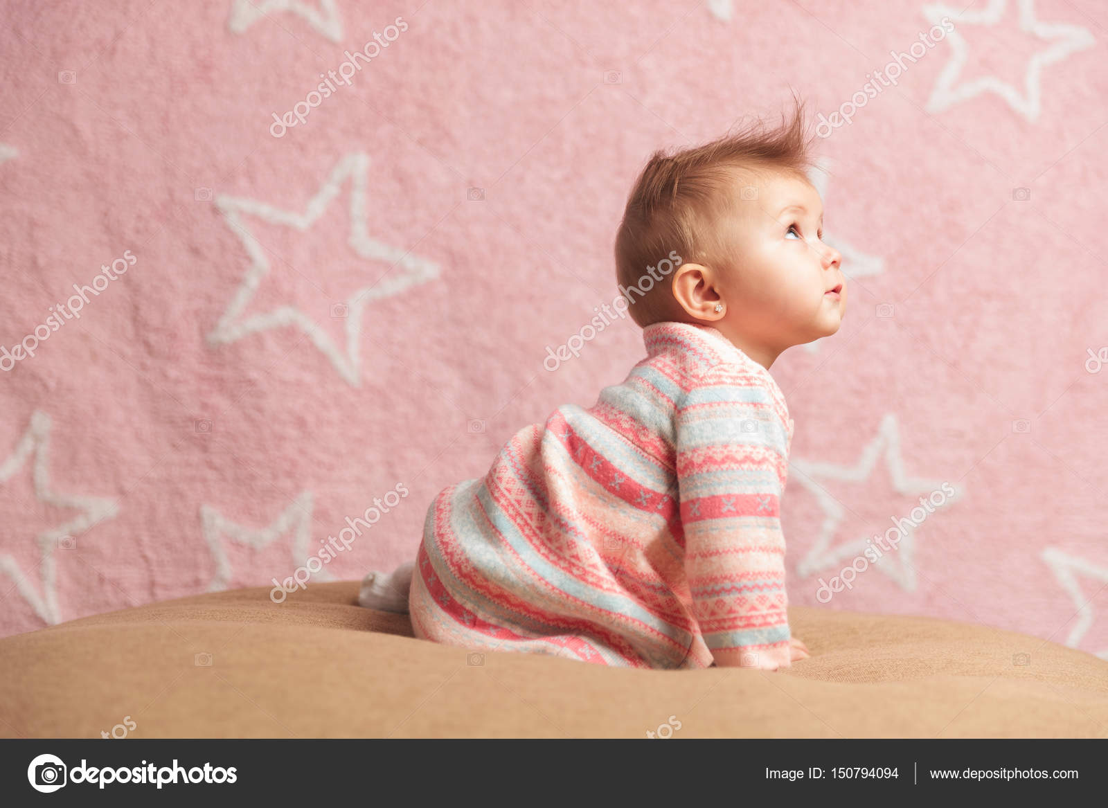 Baby Crawling Side View