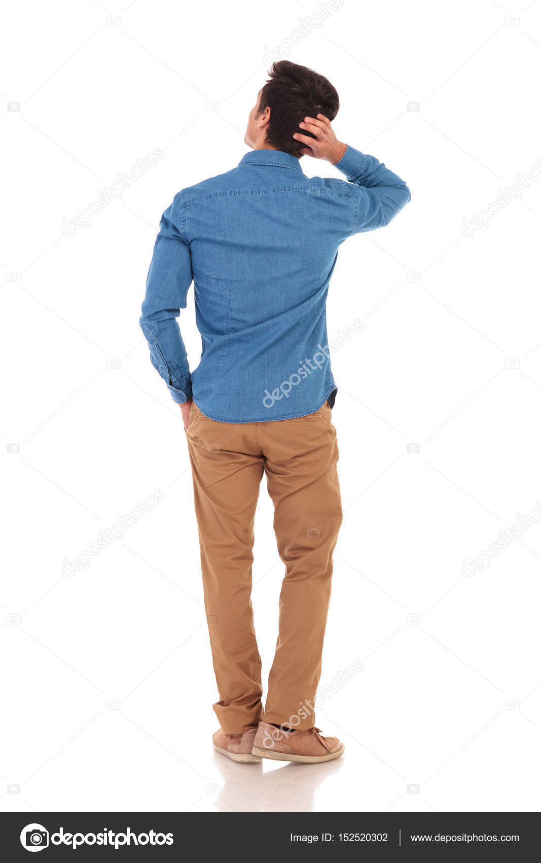 Back Of Head Looking Up