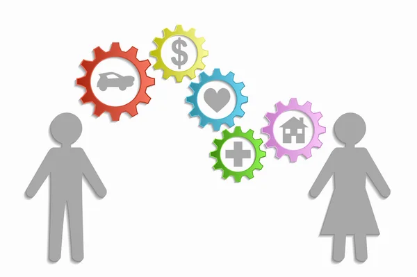 Couple sharing Vector Art Stock Images | Depositphotos