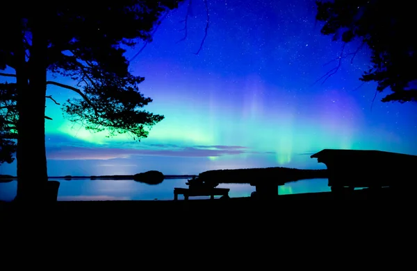 Blue northern lights Stock Photos, Royalty Free Blue northern lights ...