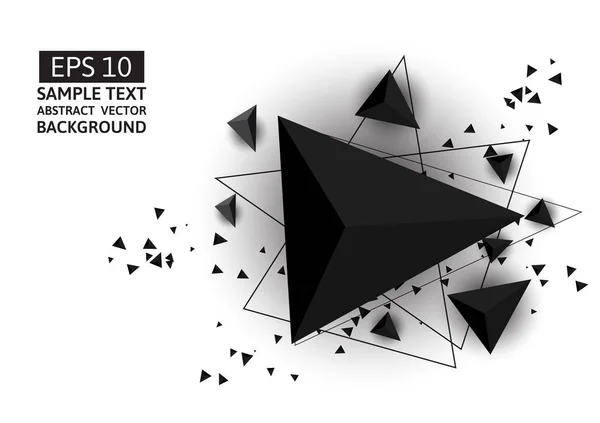 Black Triangle Vector