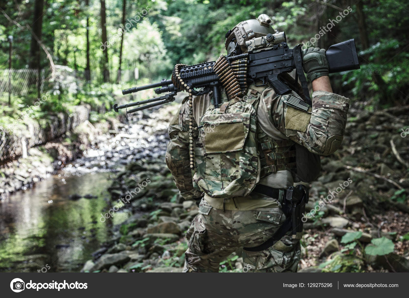 Army Machine Gun Gunner