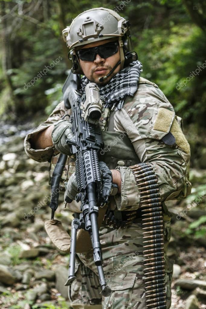 Army Machine Gun Gunner