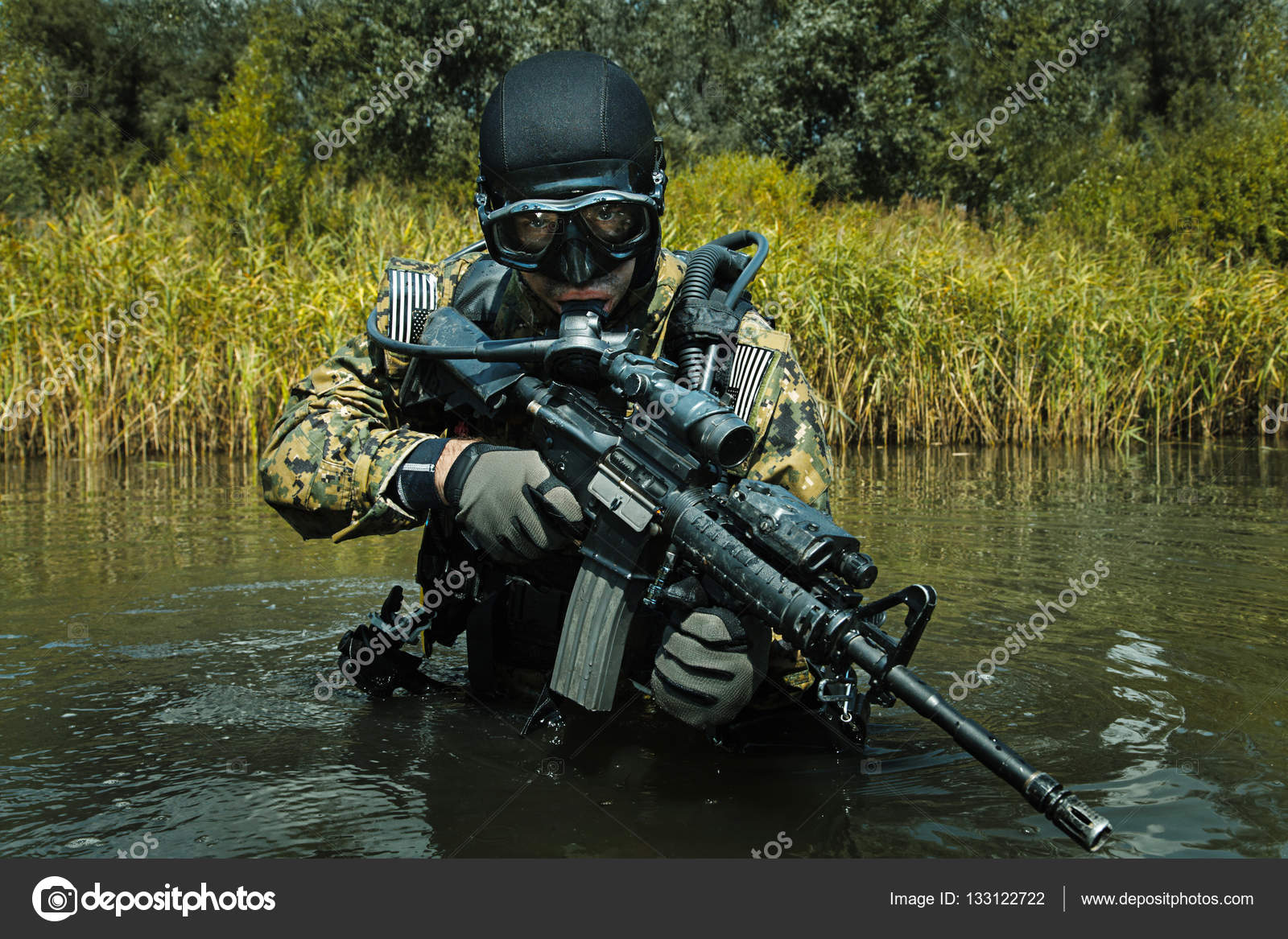 Navy Seals In Water