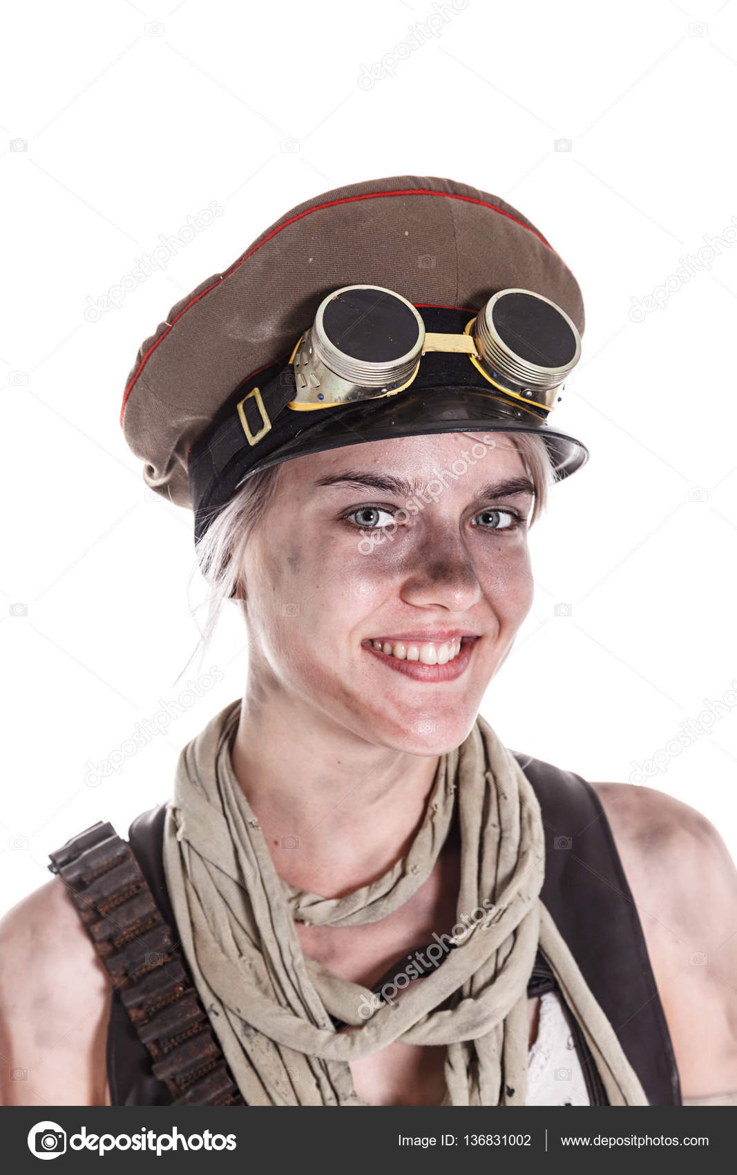 Post apocalypse female survivor Stock Photo by ©zabelin 136831002