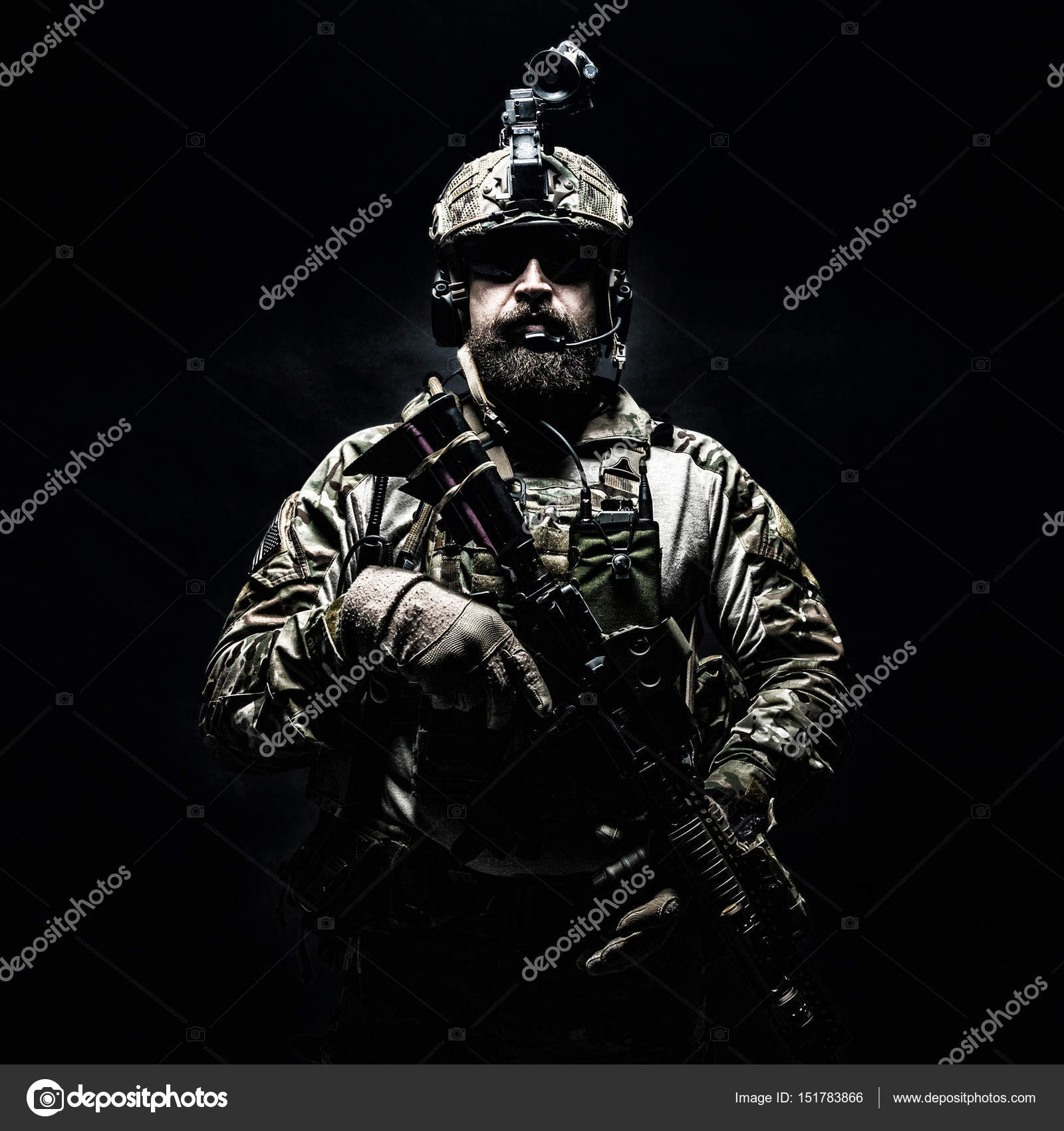 Army Ranger in field Uniforms Stock Photo by ©zabelin 151783866