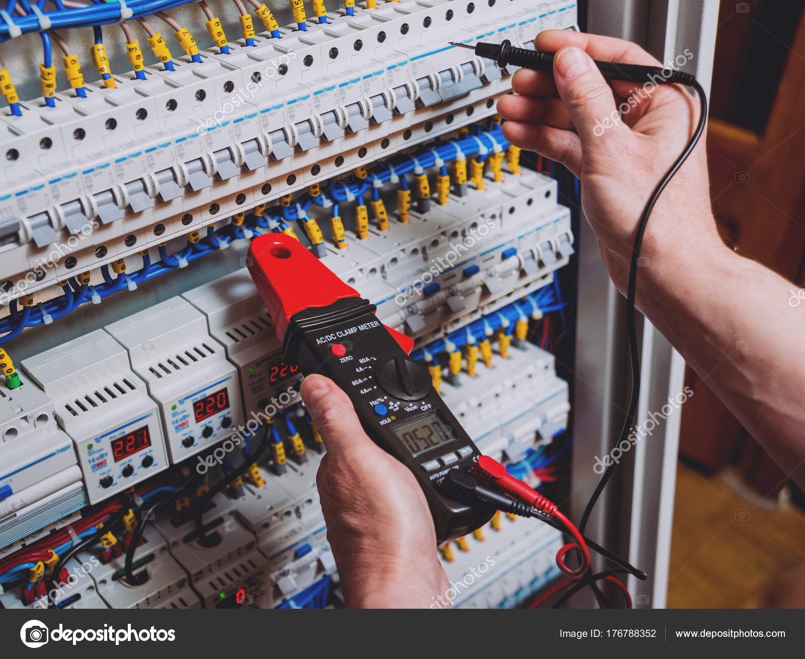 Electrical Measurements Multimeter Tester Stock Photo by ©Romaset 176788352