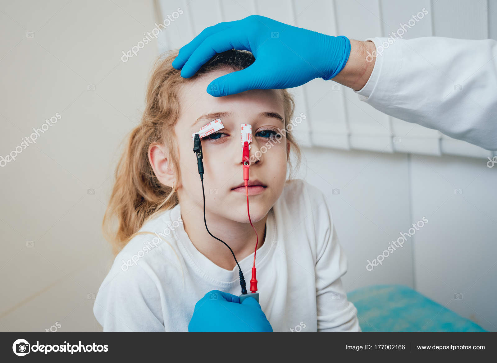 Patient Nerves Testing Using Electromyography Medical Examination Emg ...