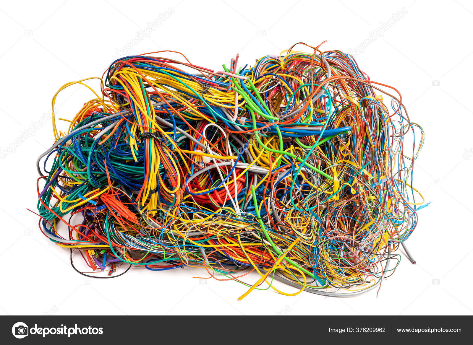 Industrie Recyclage Piles Métaux Non Ferreux Déchets Câbles Électriques ...