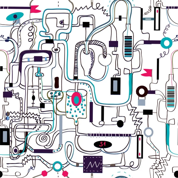 Mechanical engineering pattern Vector Art Stock Images | Depositphotos