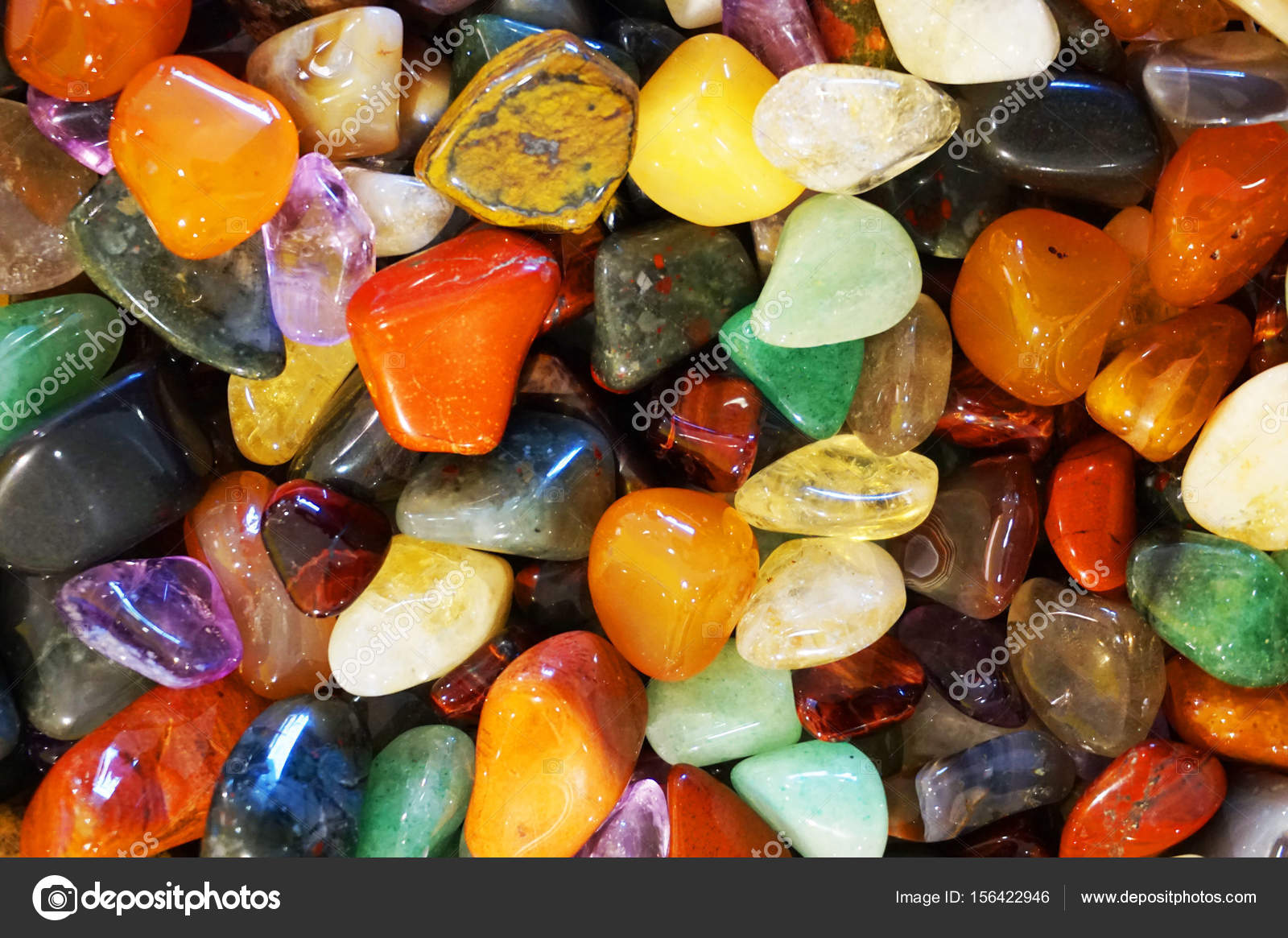 Color gems mineral collection Stock Photo by ©jonnysek 156422946