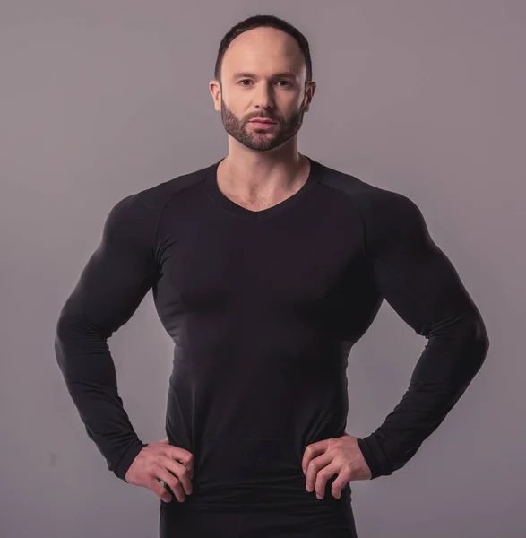 Handsome muscled man - Stock Image - Everypixel