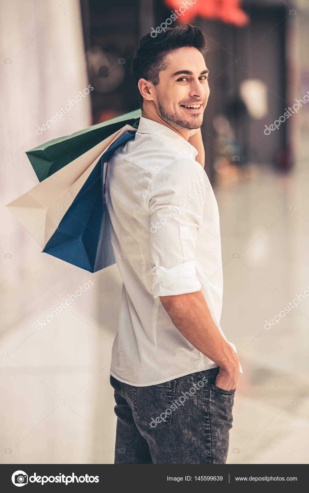 Man doing shopping Stock Photo by ©GeorgeRudy 145599639