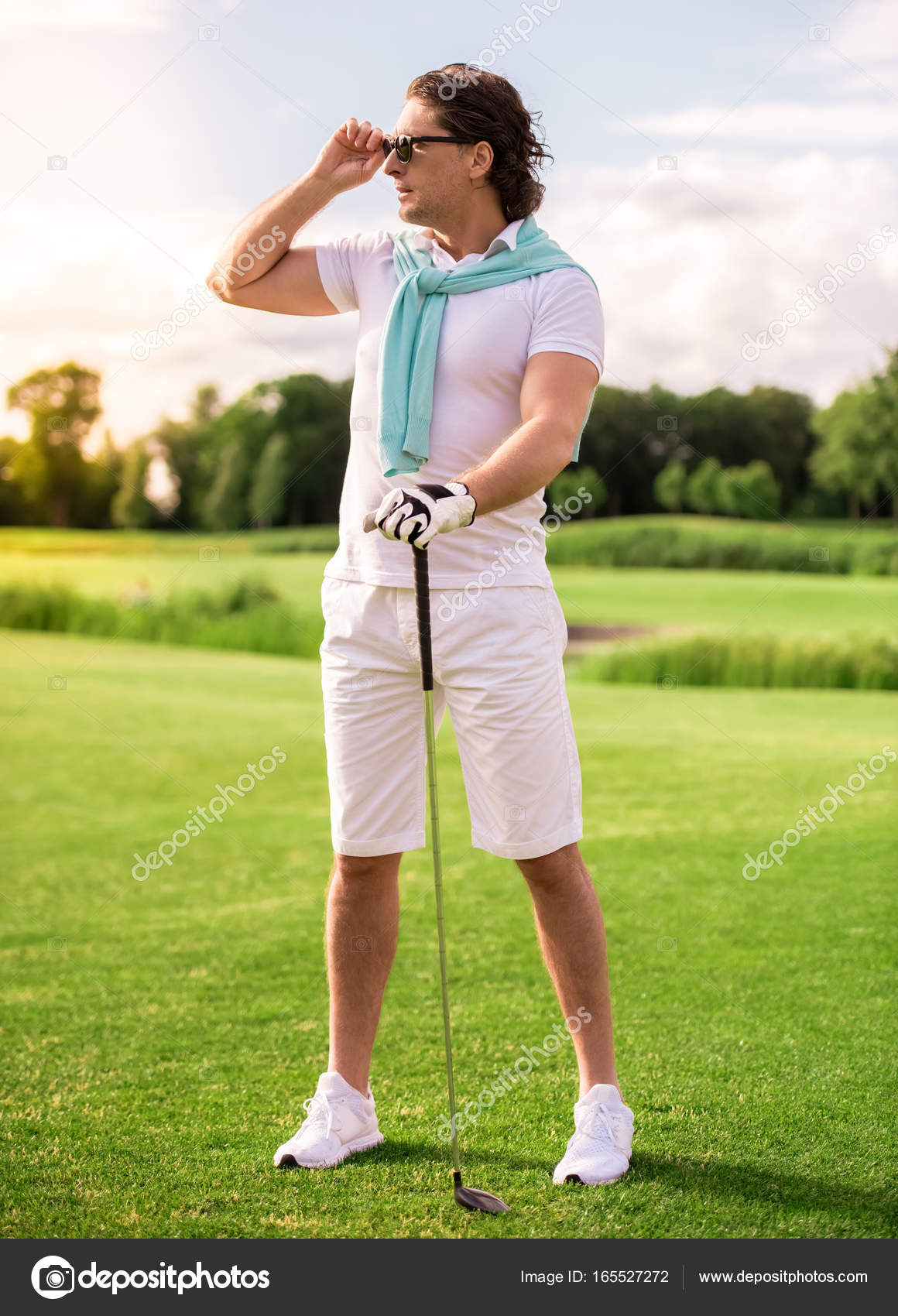 Guy Golfing