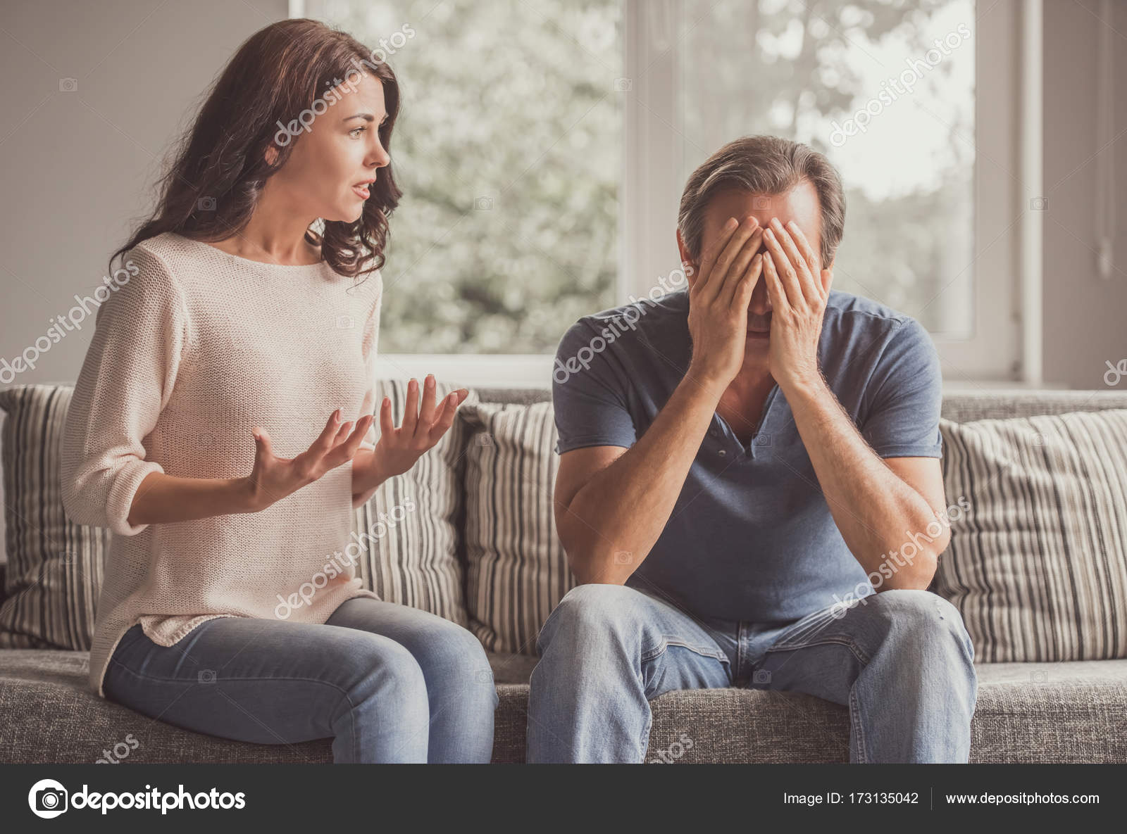 Couple having a quarrel — Stock Photo © GeorgeRudy #173135042