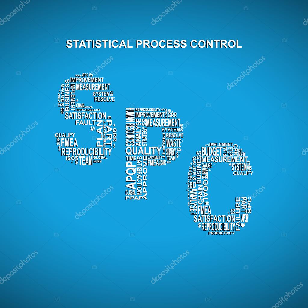Statistical process control diagonal typography background Stock Vector ...