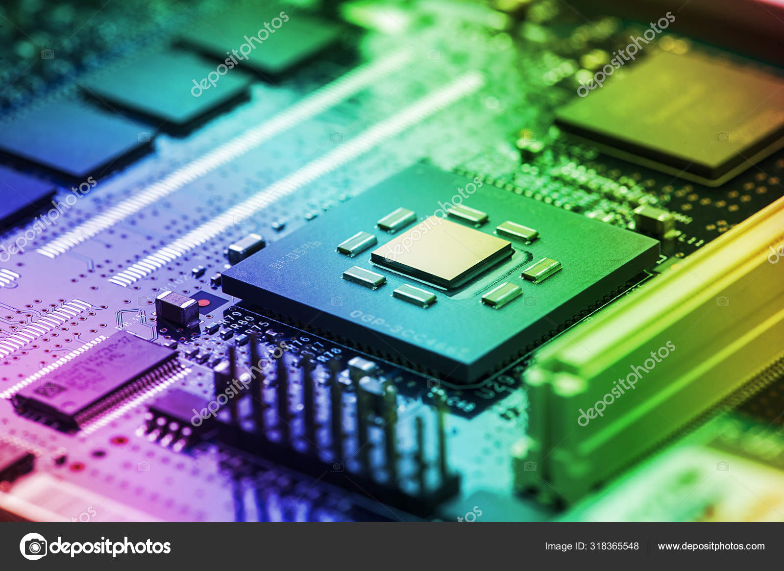 High Tech Circuit Board — Stock Photo © yulia-zl18 #318365548