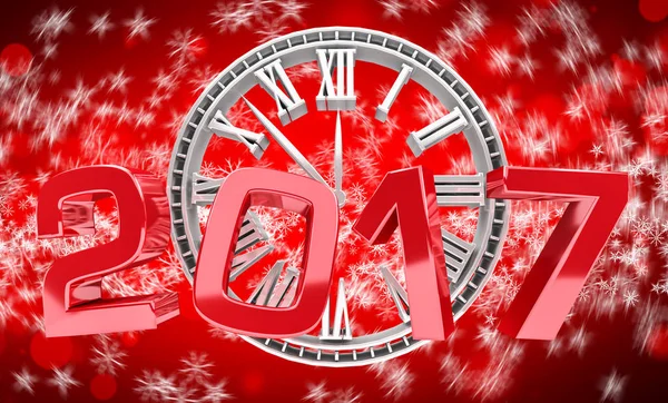 Red new year clock Stock Photos, Royalty Free Red new year clock Images ...