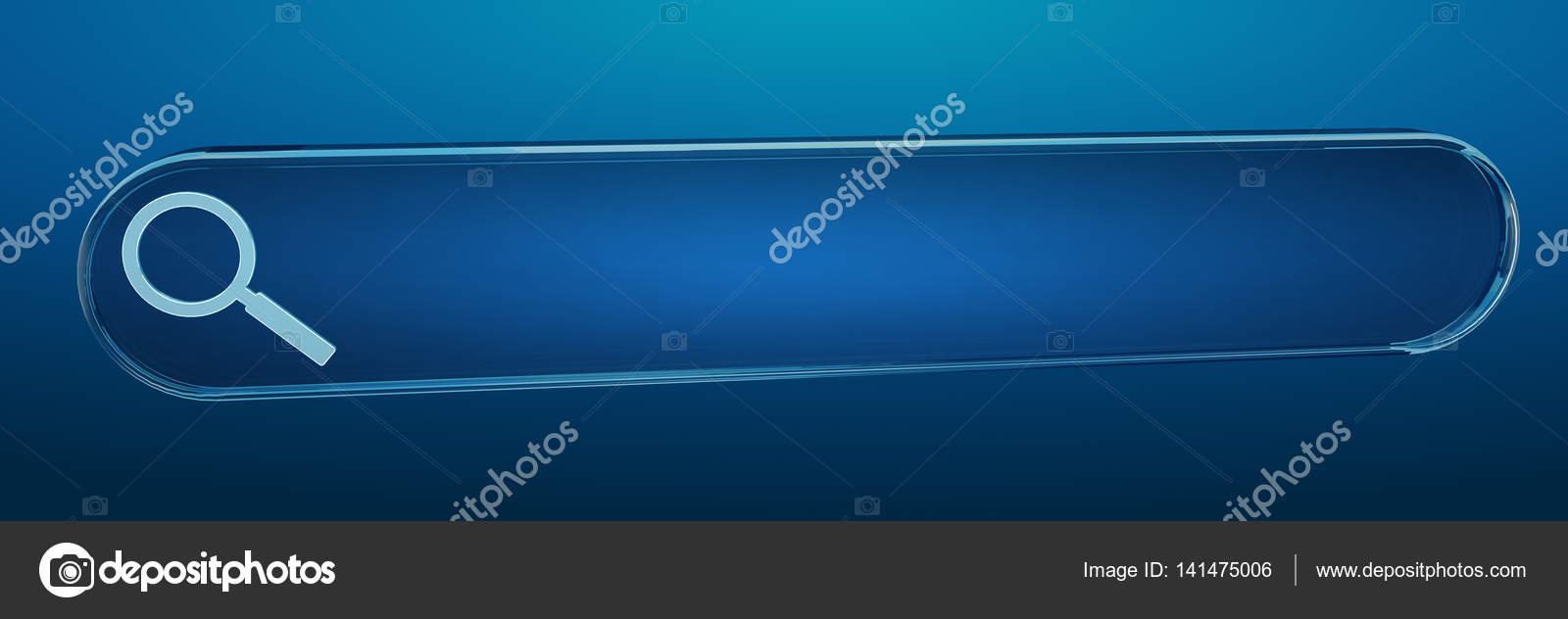 Digital web address search bar 3D rendering Stock Photo by ©sdecoret ...
