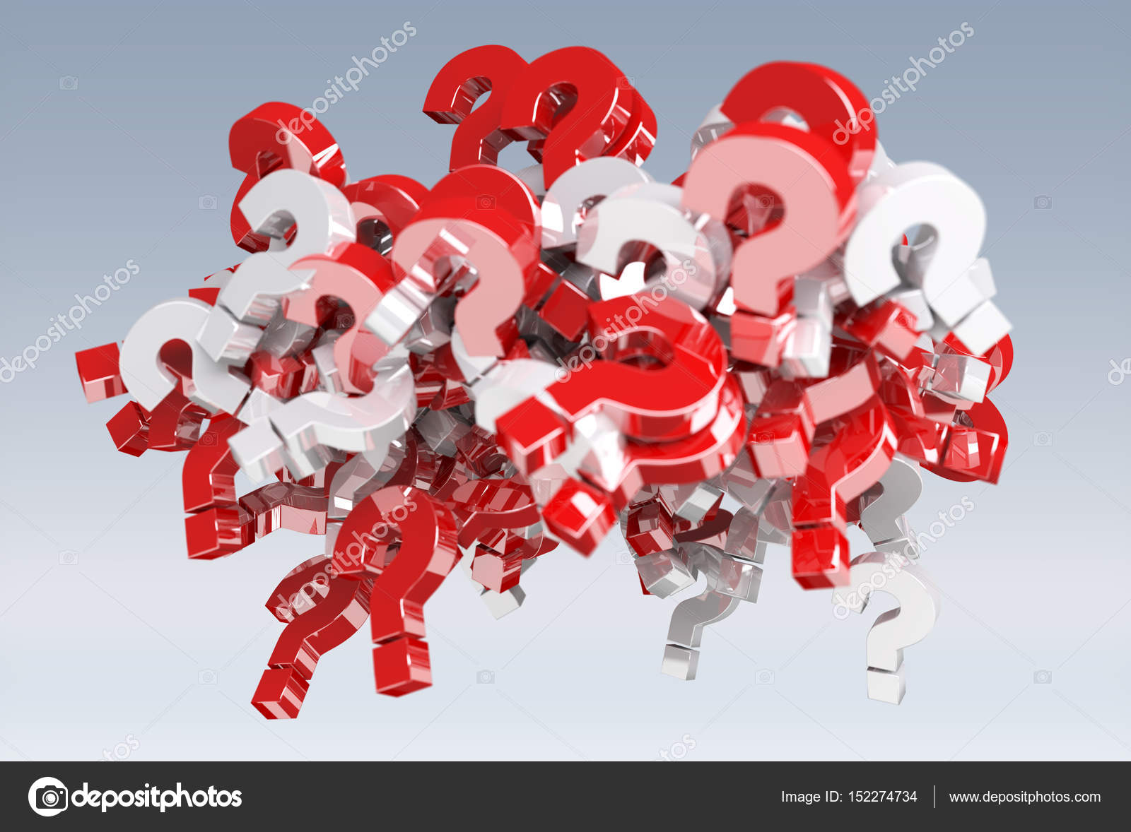 3D rendering question marks Stock Photo by ©sdecoret 152274734