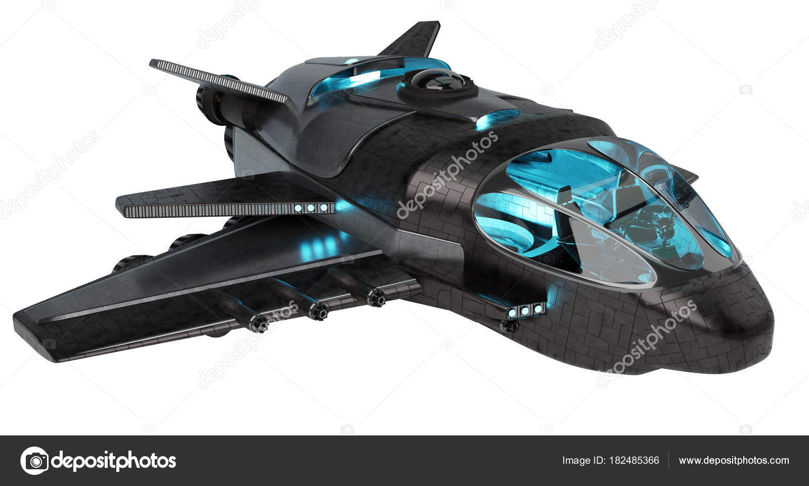 Spacecraft White Background