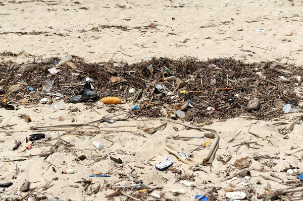 Bad Environment Beach Garbage Water Pollution Plastic Sand Trash Beach ...